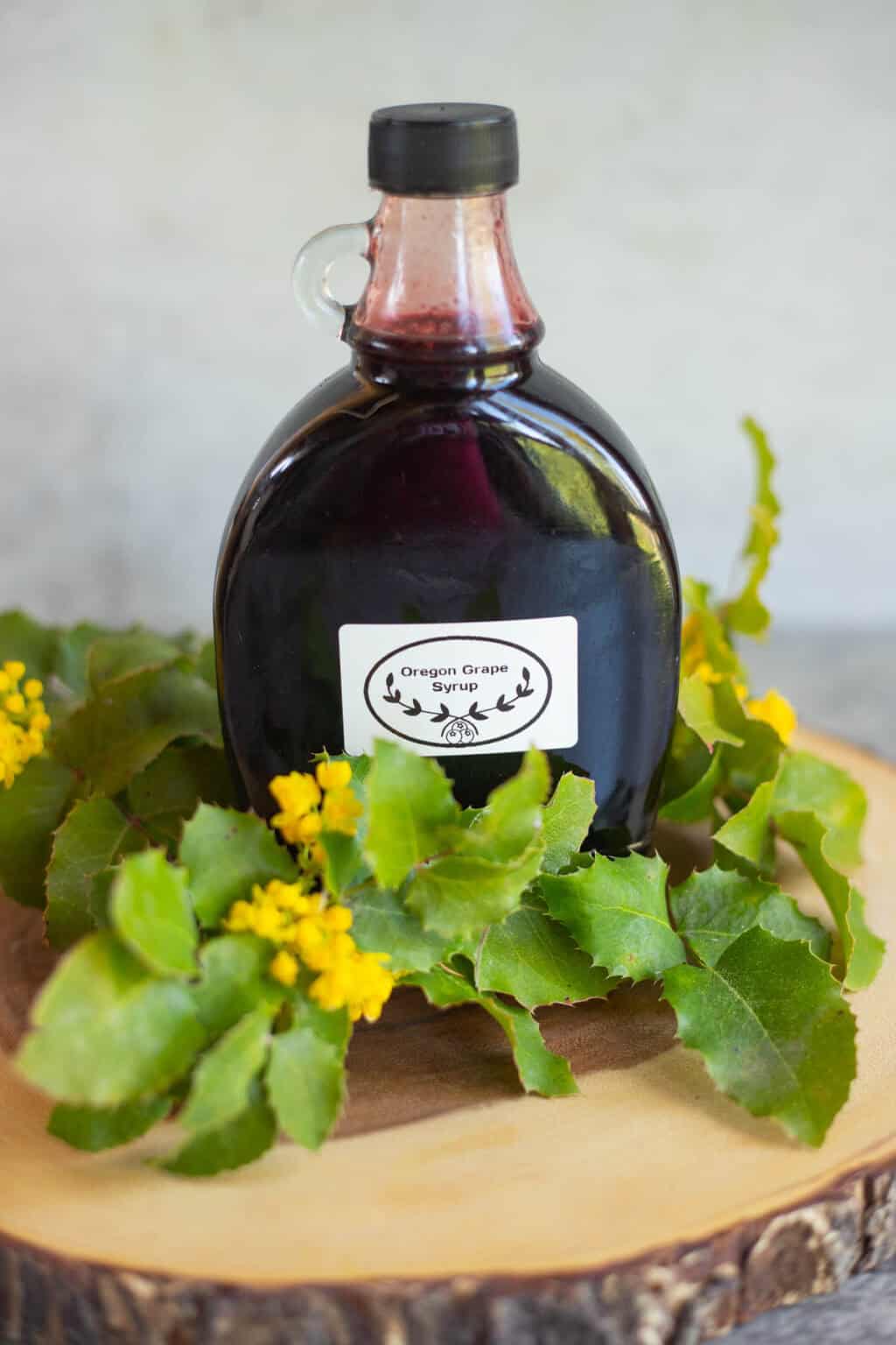 Oregon Grape Syrup Recipe | montanahomesteadharvest.com