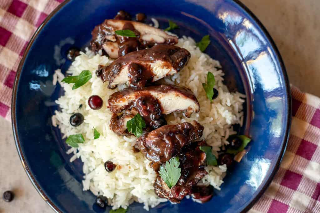 Chipotle Huckleberry Chicken | montanahomesteadharvest.com