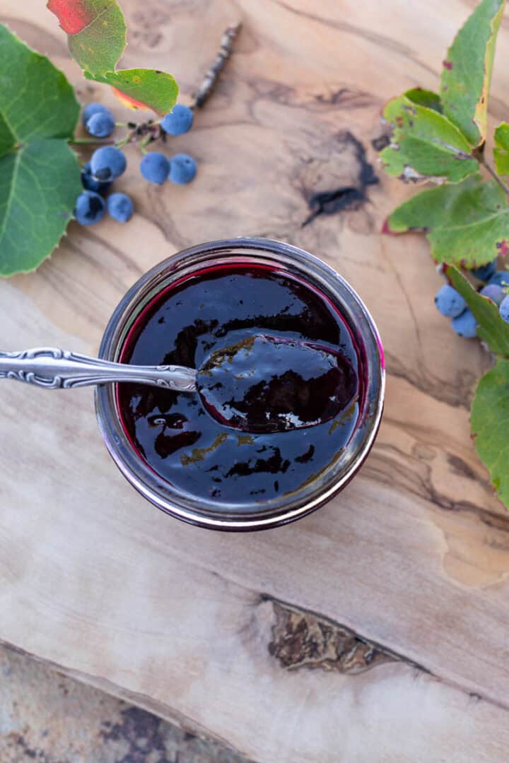 Oregon Grape Syrup Recipe | montanahomesteadharvest.com