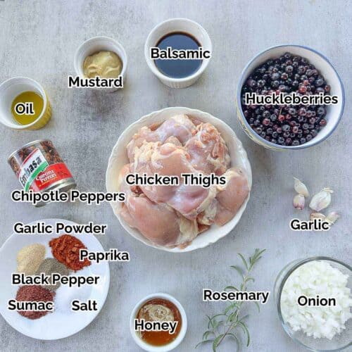 Chipotle Huckleberry Chicken | montanahomesteadharvest.com